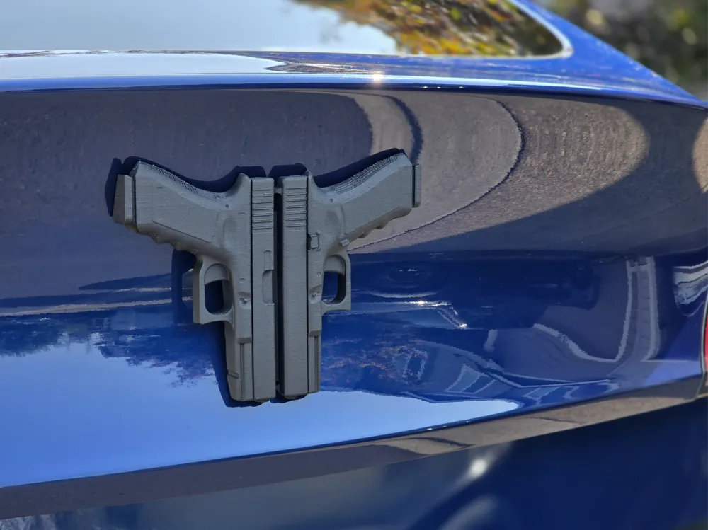 Tesla Model Y Glocks "T" Badge Cover - Free 3D Print Model - MakerWorld