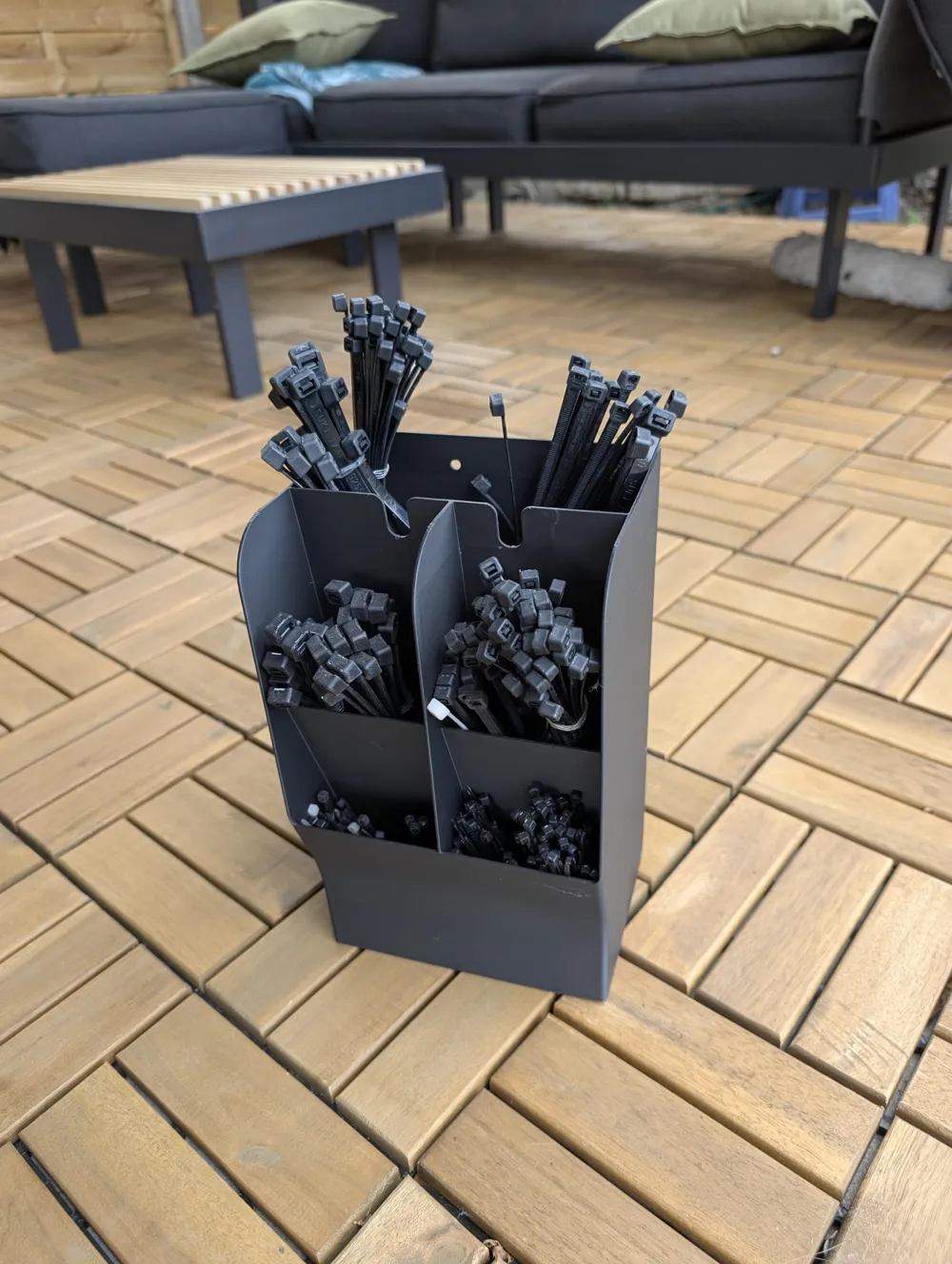 Zip Tie Organizer - Cable Tie Organizer - Free 3D Print Model - MakerWorld