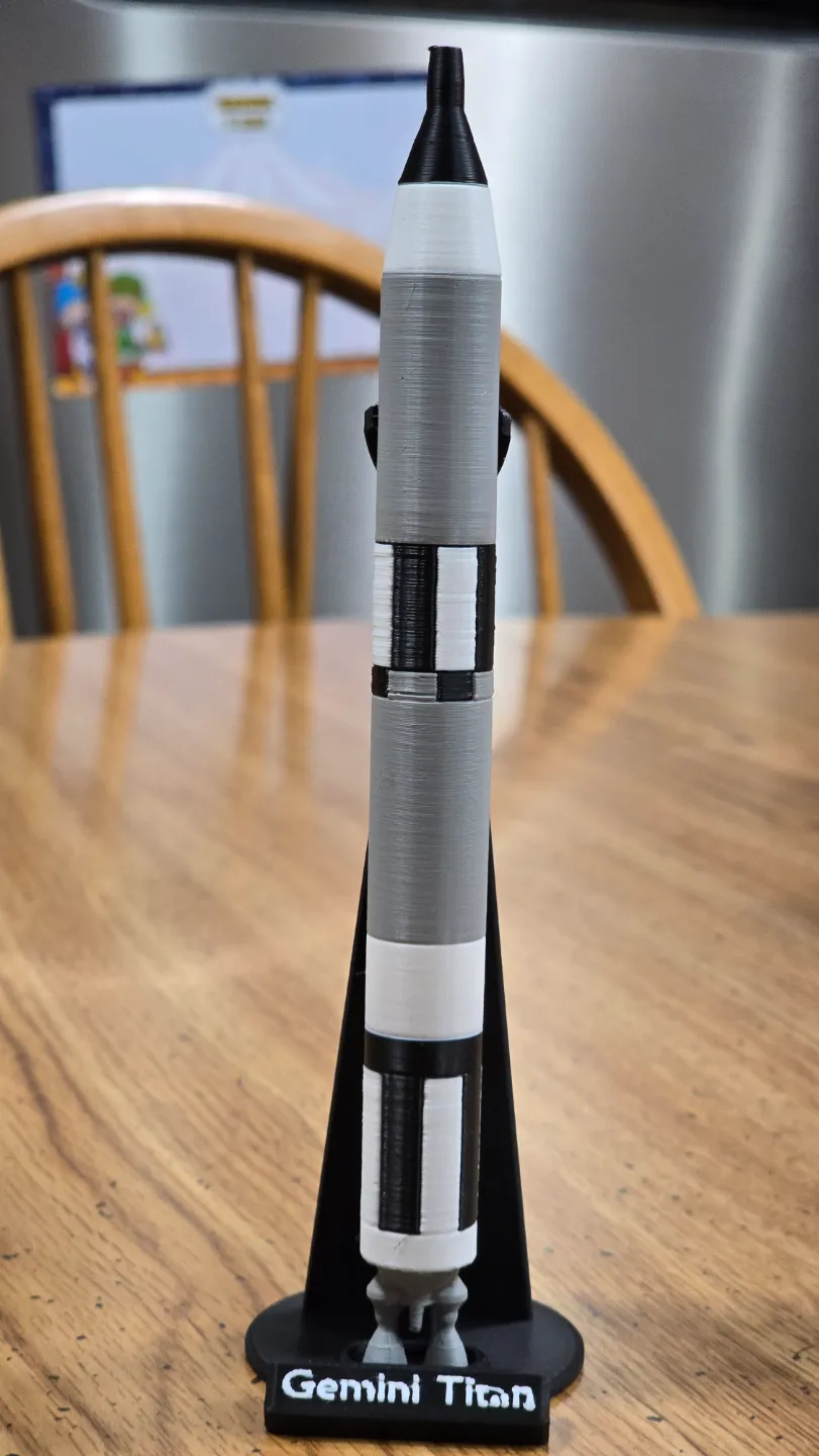Gemini Titan Rocket 1:200 scale Remixed by Youngbru - MakerWorld