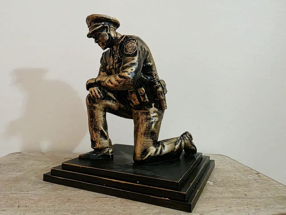 Police Officer Tribute Memorial - First Responder - Free 3D Print Model ...