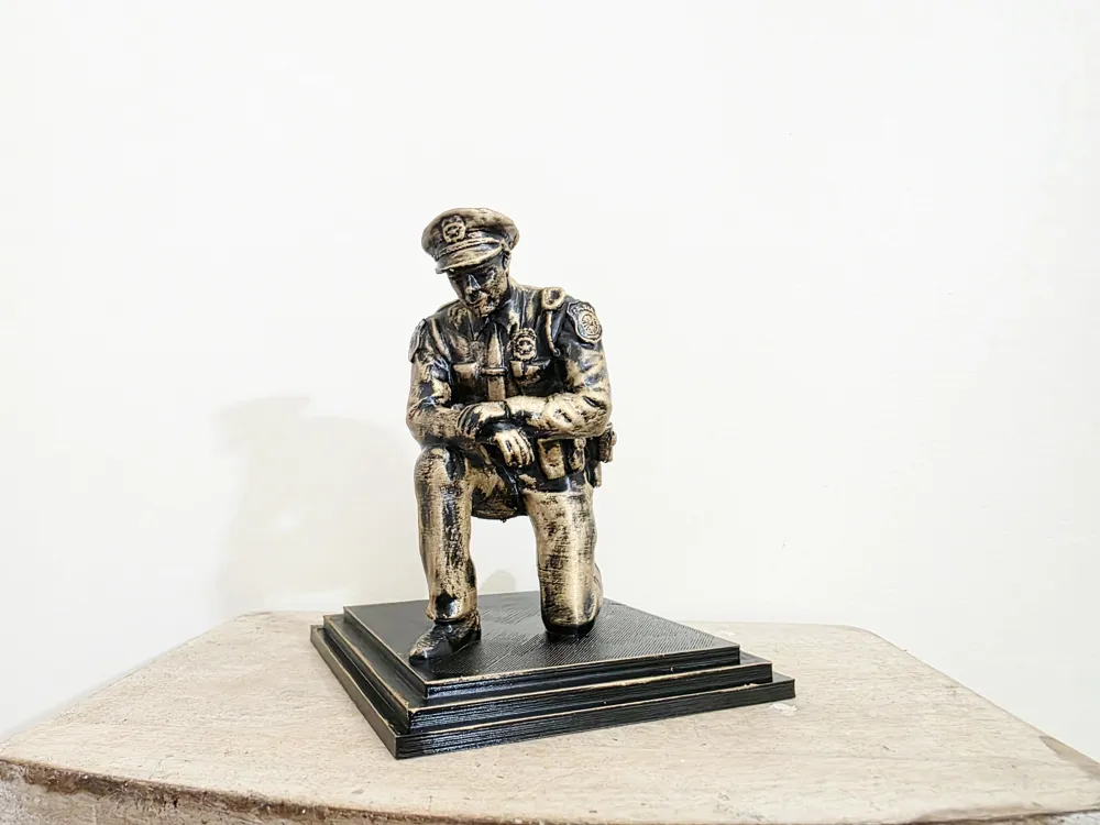 Police Officer Tribute Memorial - First Responder - Free 3D Print Model ...