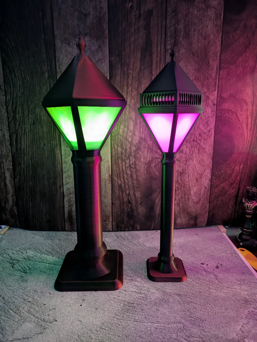 Remote Control LED Old Fashioned Street Light Lamp by PrinterMcgee ...