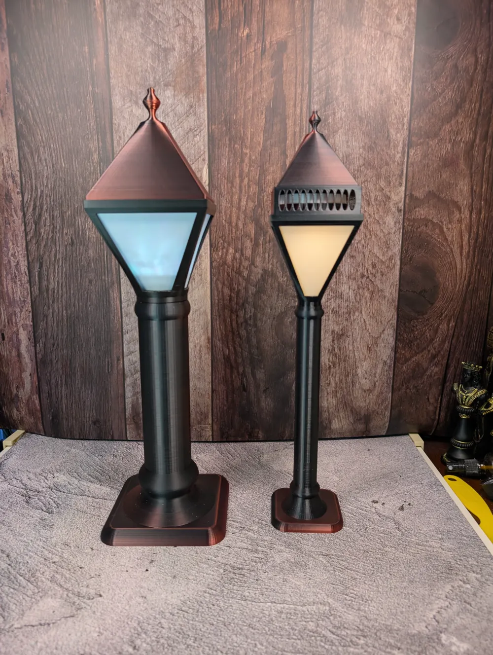 Remote Control LED Old Fashioned Street Light Lamp by PrinterMcgee ...