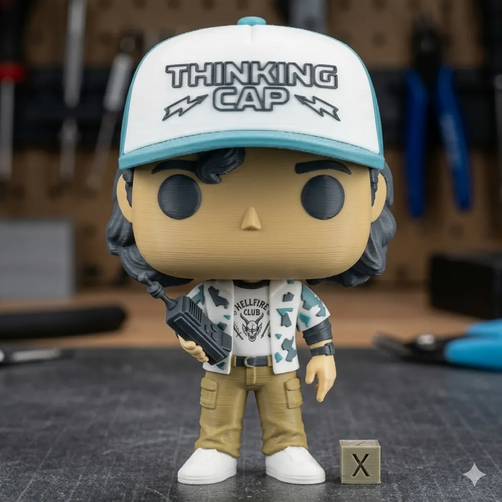 Figurine Funko Pop Dustin de Stranger Things - Modèle d'Impression 3D ...