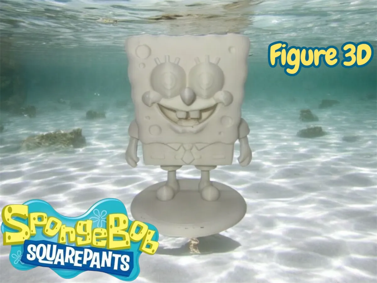 Bob l'éponge Figurine - Modèle d'Impression 3D Gratuit - MakerWorld