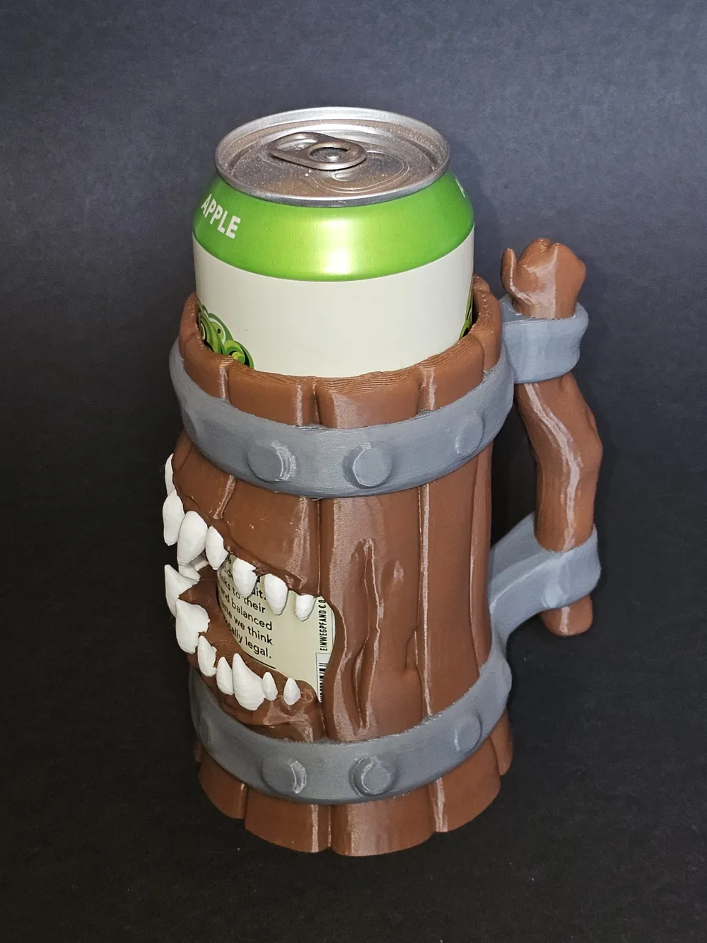 Monster Barrel Can Holder - Free 3D Print Model - MakerWorld