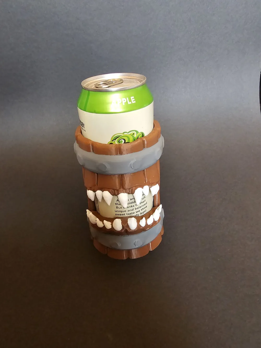 Monster Barrel Can Holder - Free 3D Print Model - MakerWorld