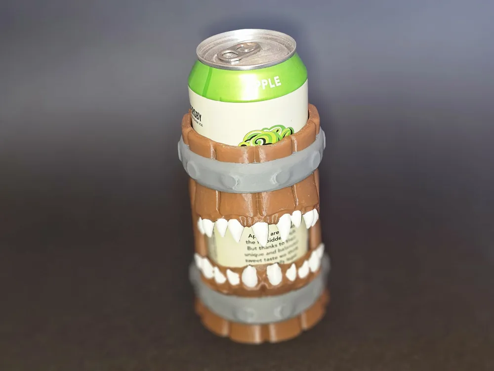Monster Barrel Can Holder - Free 3D Print Model - MakerWorld