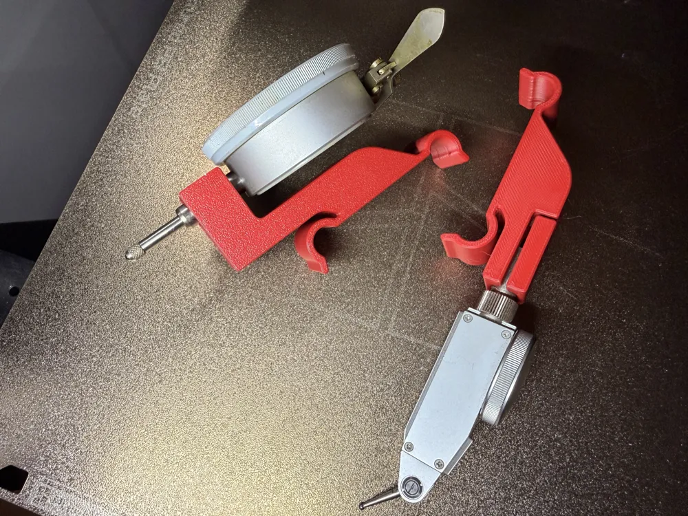 Dial Indicator Holder for P2S, P1S, X1C - Free 3D Print Model - MakerWorld