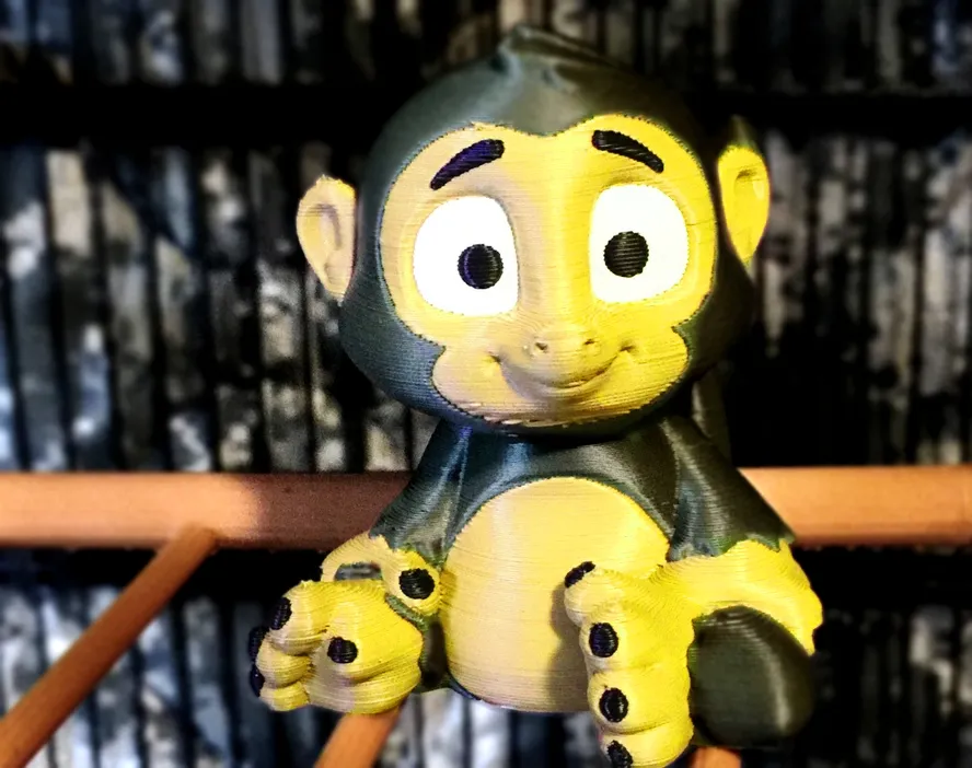 Cute Monkey Sims Remixed by Ocular Dynamic - MakerWorld