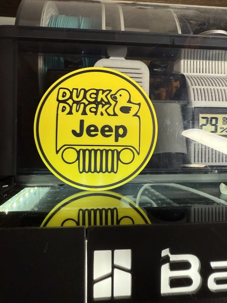 DUCK DUCK JEEP COASTER - Free 3D Print Model - MakerWorld