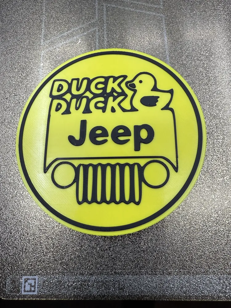 DUCK DUCK JEEP COASTER - Free 3D Print Model - MakerWorld