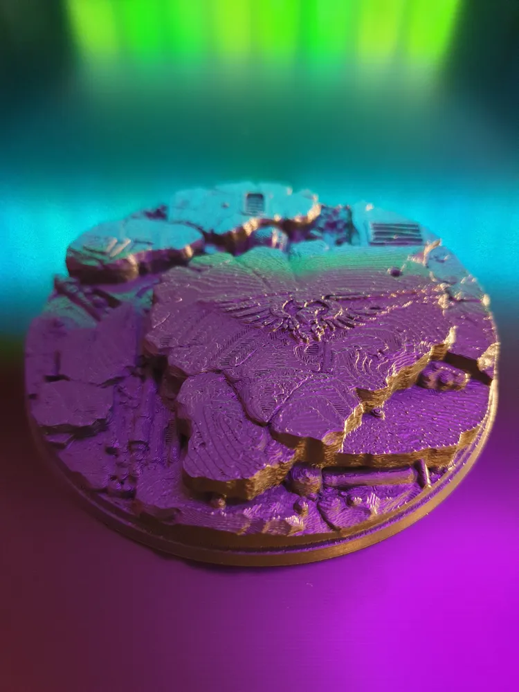 Base|Terrain|Diorama - Battleground - Free 3D Print Model - MakerWorld