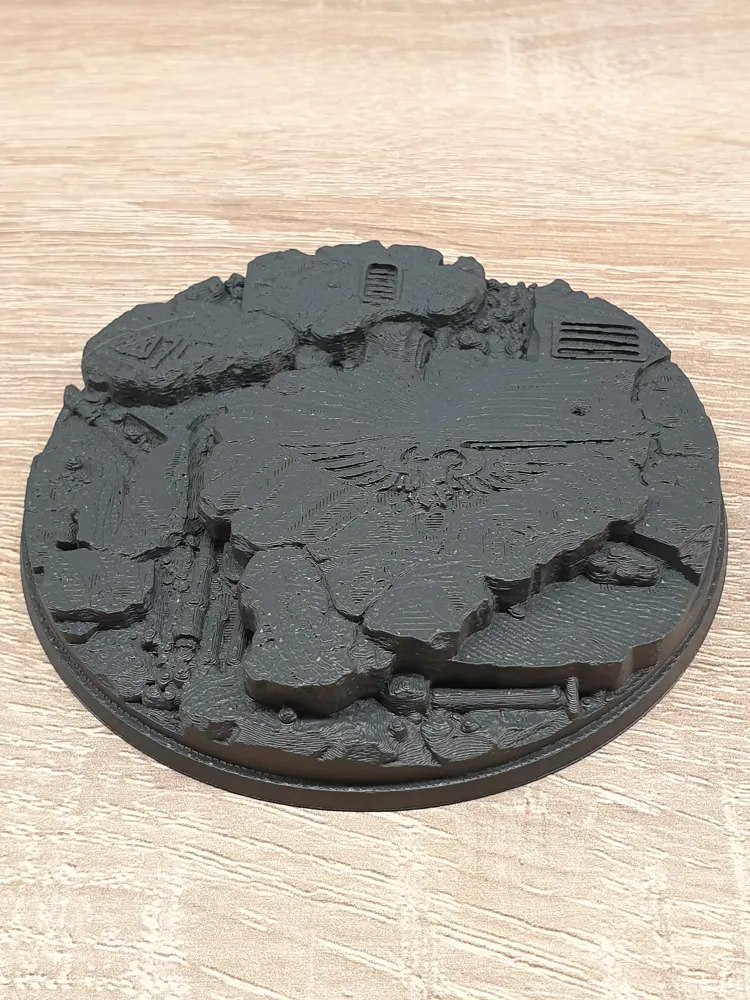 Base|Terrain|Diorama - Battleground - Free 3D Print Model - MakerWorld
