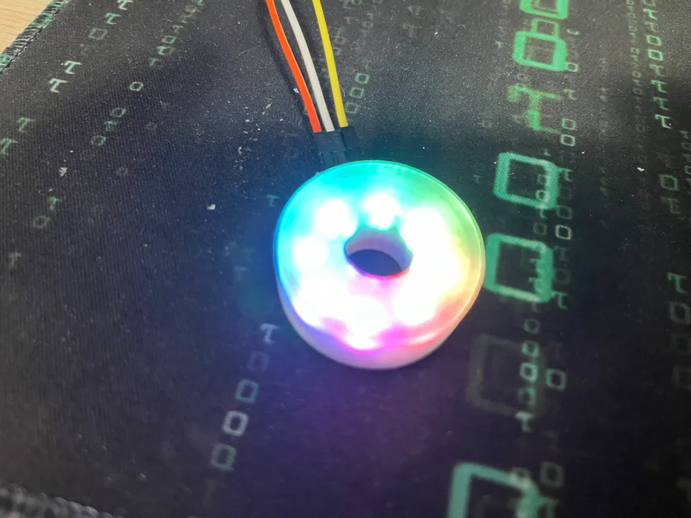 Neopixel and WS2815 8-LED ring holder and diffuser by macikerk - MakerWorld