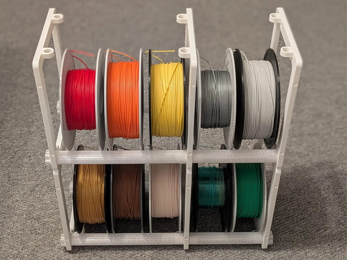 Filament spool rack - modular - Free 3D Print Model - MakerWorld