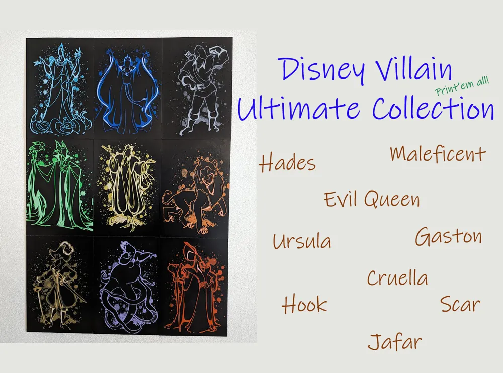 Disney Villains - a collection of Disney villain images to print and ...