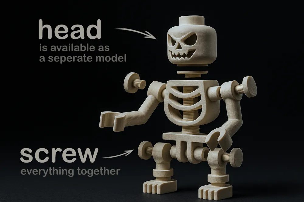 skeleton body - Free 3D Print Model - MakerWorld