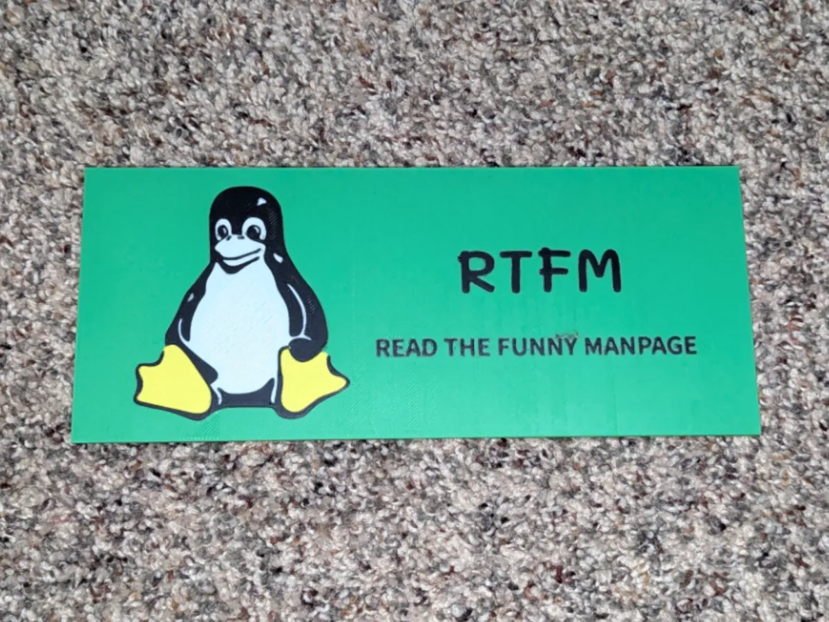 RTFM - Free 3D Print Model - MakerWorld