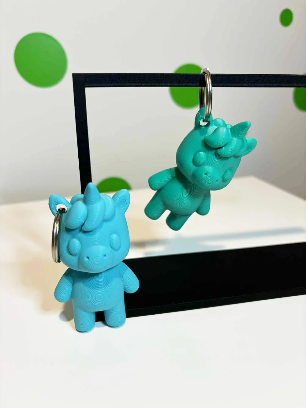 Cute Unicorn Keychain (No Supports) - Free 3D Print Model - MakerWorld