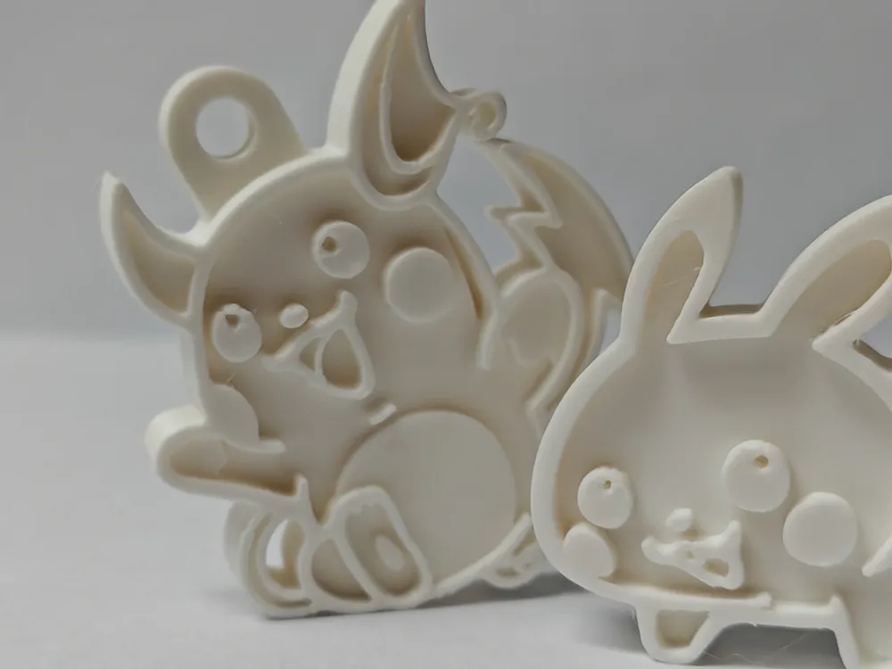 Pokemon Keychain - Raichu and Pikachu by billy_1411 MakerWorld ...