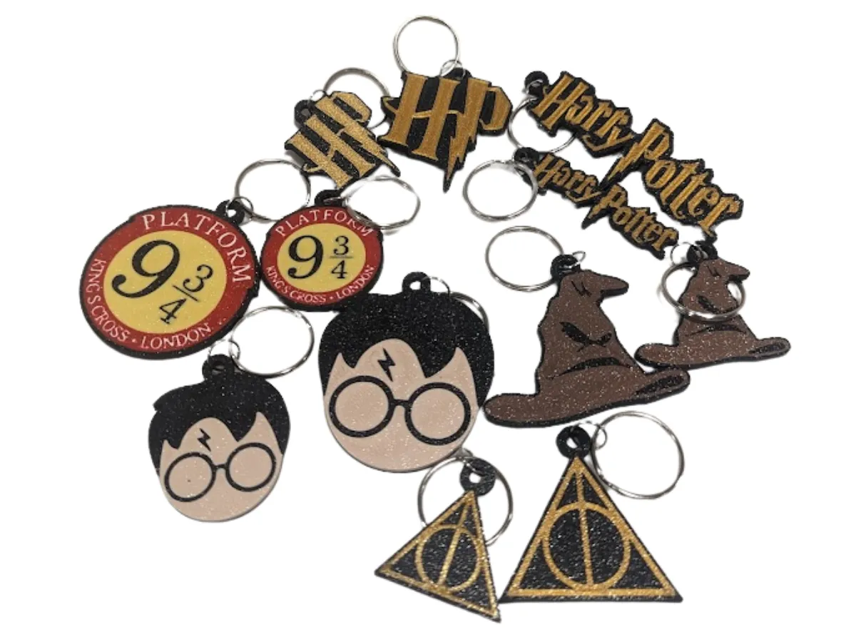 Harry Potter Keychains - Free 3D Print Model - MakerWorld