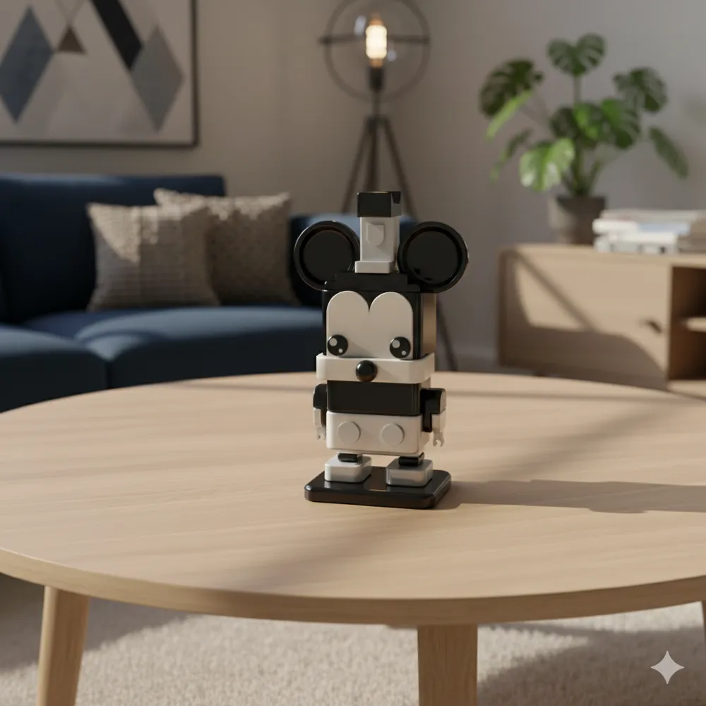 SQUARED MICKEY MOUSE - OLD STYLE by Mech3DPrinting MakerWorld: Download ...