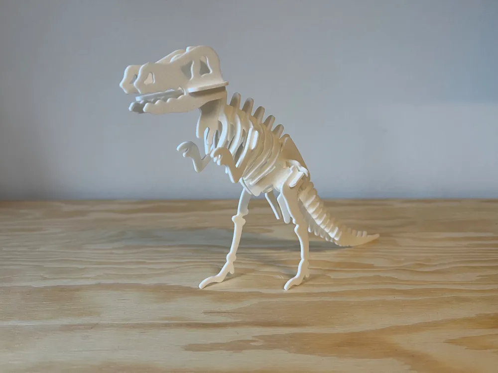 T-Rex 3D Puzzle Kit Card - 29 pieces by 3Dingo MakerWorld: Download ...
