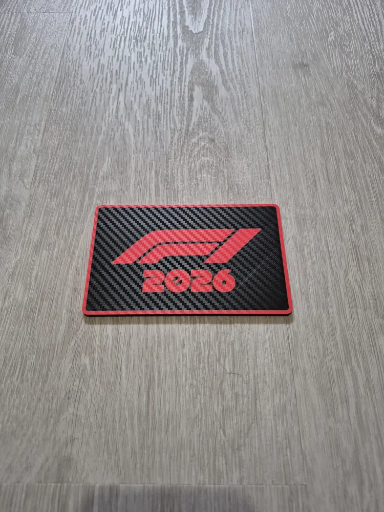 F1 Teams Wall Plates - 2026 Grid Edition - Free 3D Print Model - MakerWorld