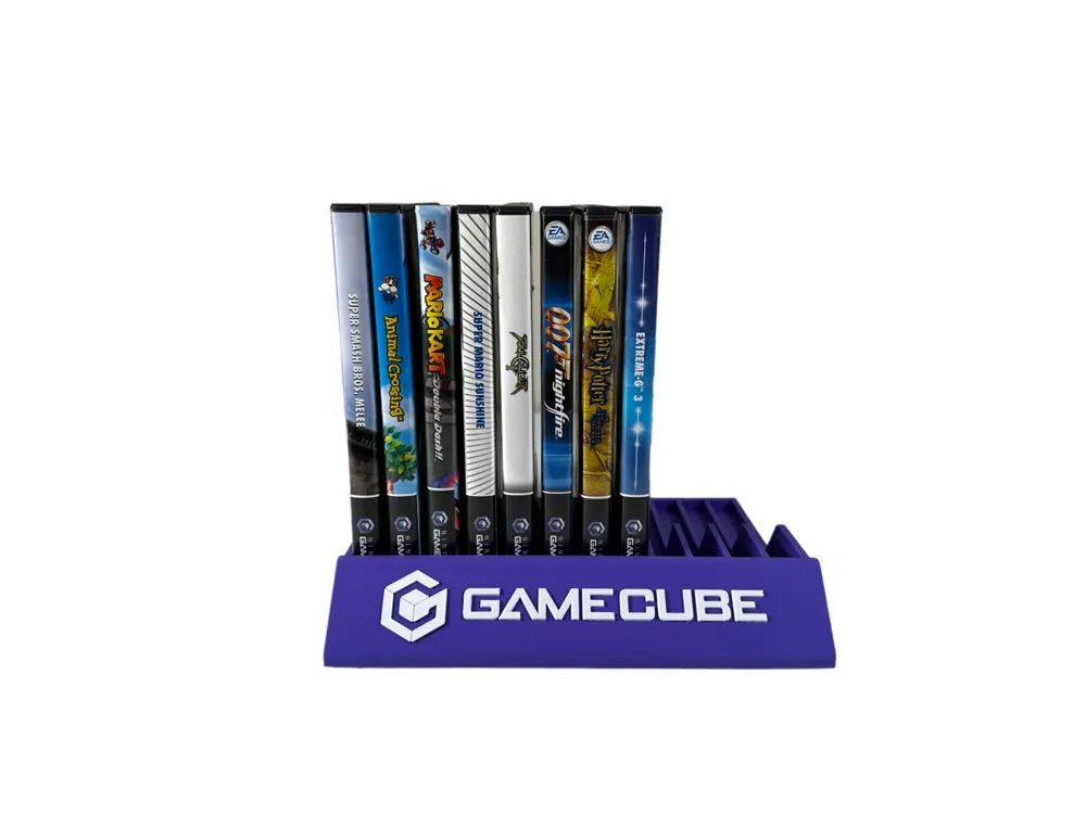 GameCube - Video Game Stand (12 Slots) by JoshuaHaasua - MakerWorld