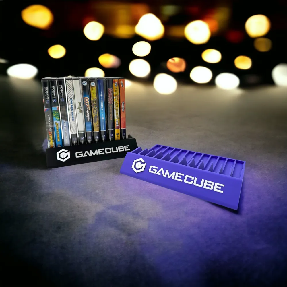 GameCube - Video Game Stand (12 Slots) by JoshuaHaasua - MakerWorld