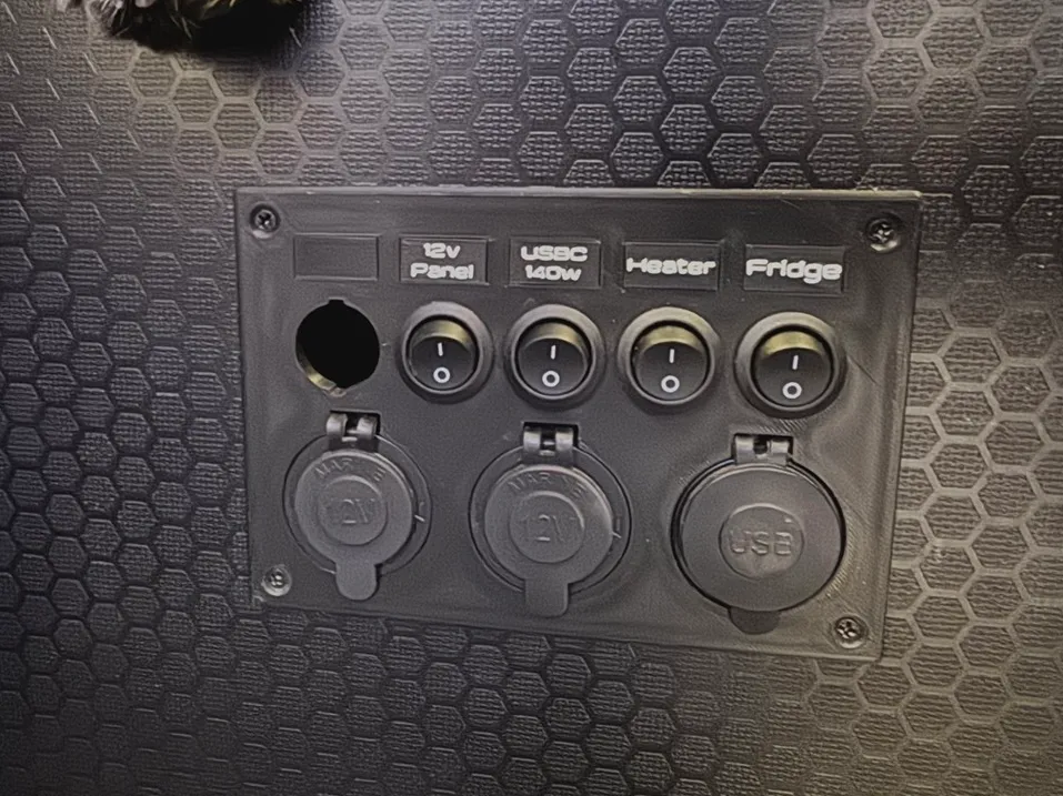 12v Panel for switches & cigarette lighter sockets by arinwayne ...