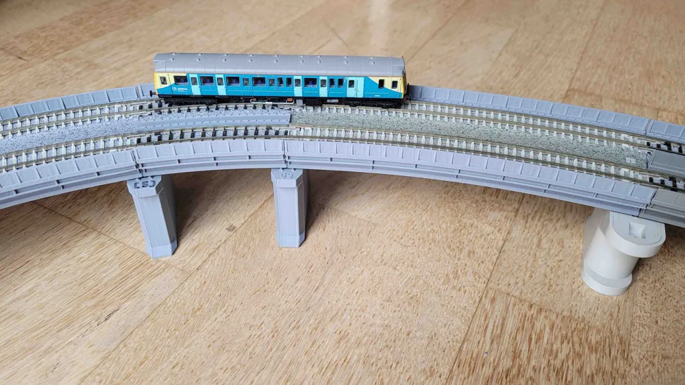 DIY-Viaduct for KATO-Unitrack, Double-Tracks by Slanjonok MakerWorld ...