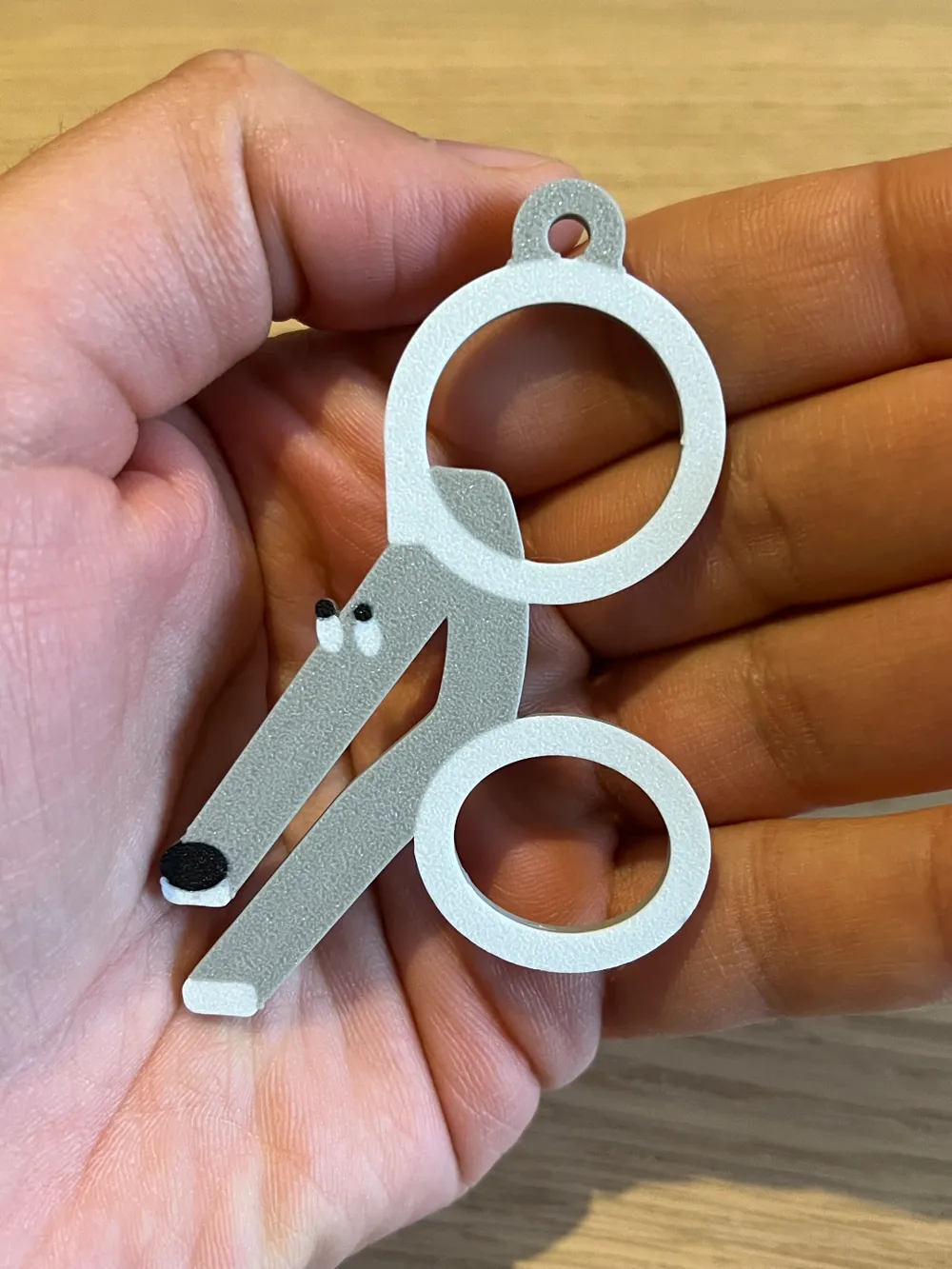 Anniversary Cute Borzoi meme chopsticks keychain - Portachiavi ...