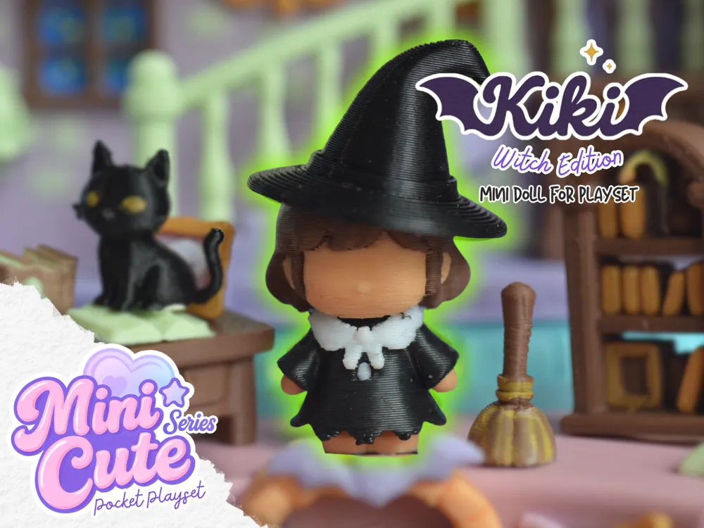Kiki DOLL witch edition - Collectible for playset - Free 3D Print Model ...