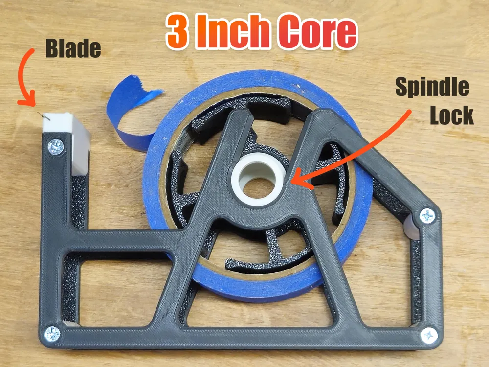 VersaRoll Tape Dispenser - Any Size + Wall Mount - Free 3D Print Model ...