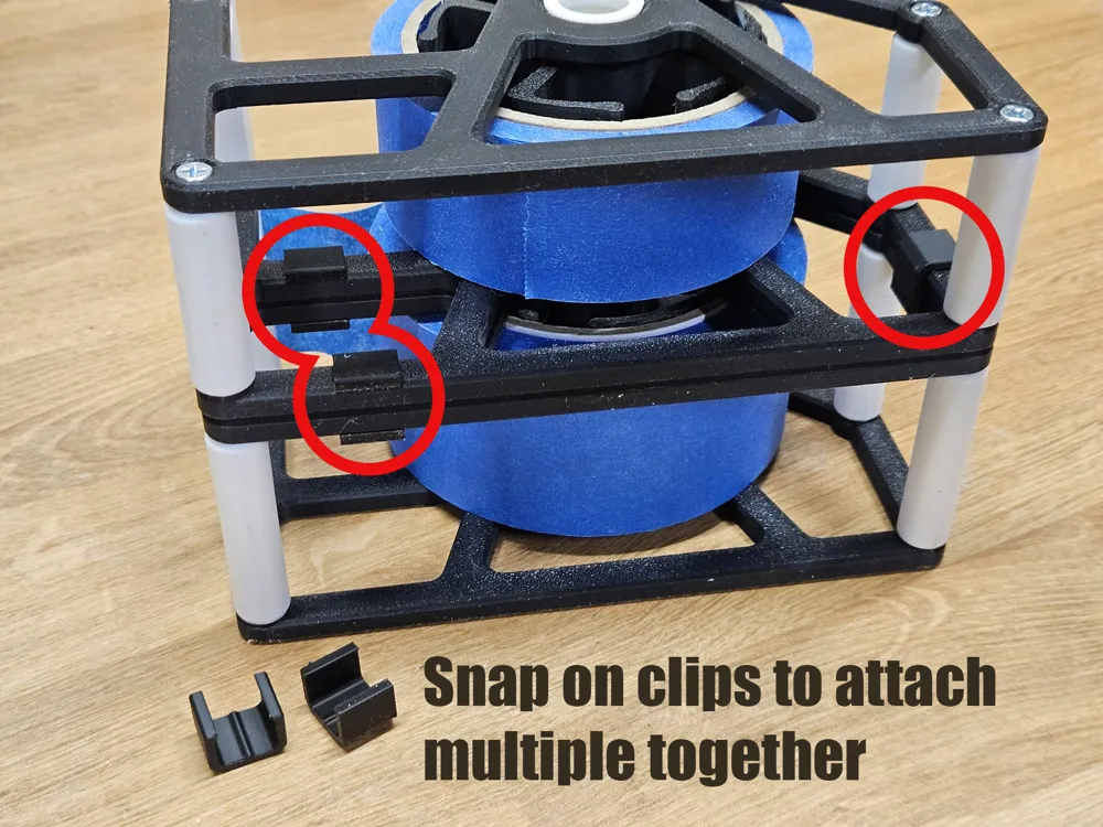 VersaRoll Tape Dispenser - Any Size + Wall Mount - Free 3D Print Model ...