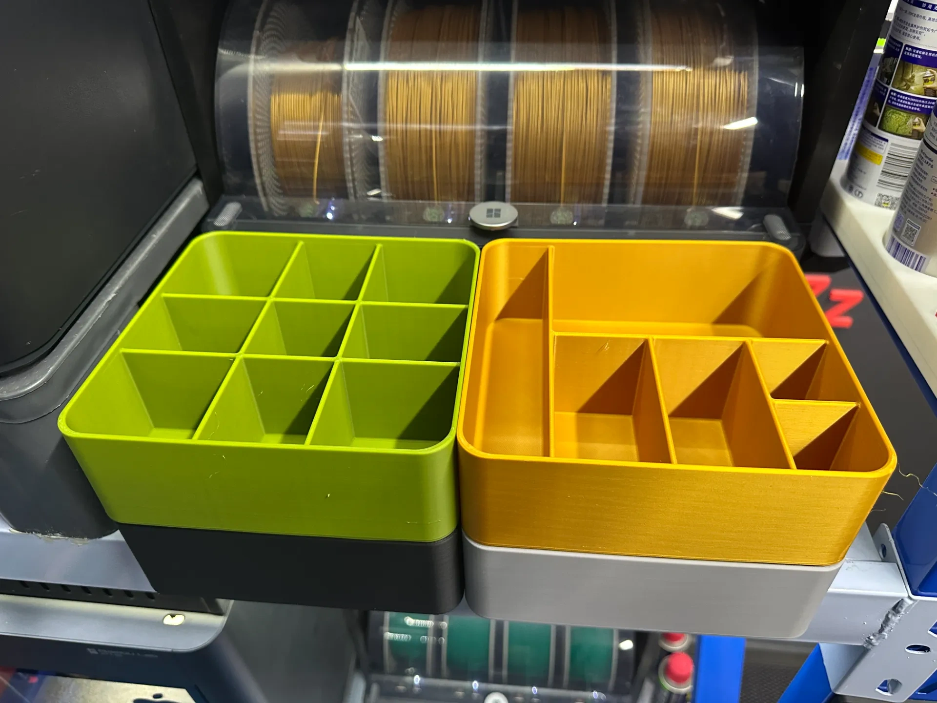 Stackable Parts Storage Box 172mm*172mm*62mm (A1 mini printable) by ...