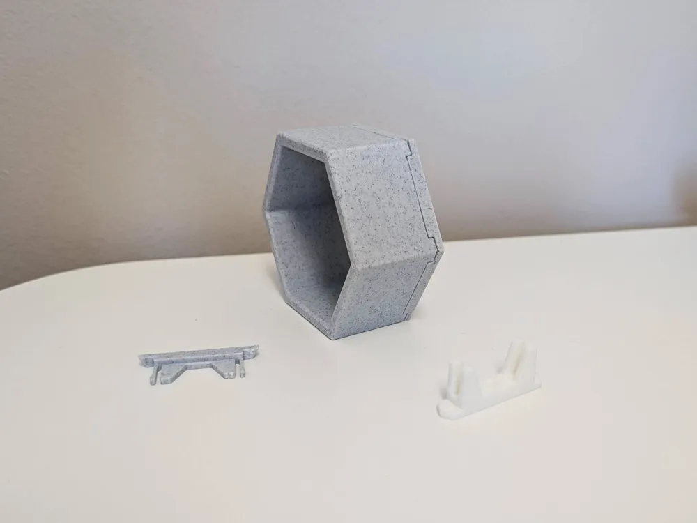 Mini Solid Hexo Shelf by Daniele MakerWorld: Download Free 3D Models