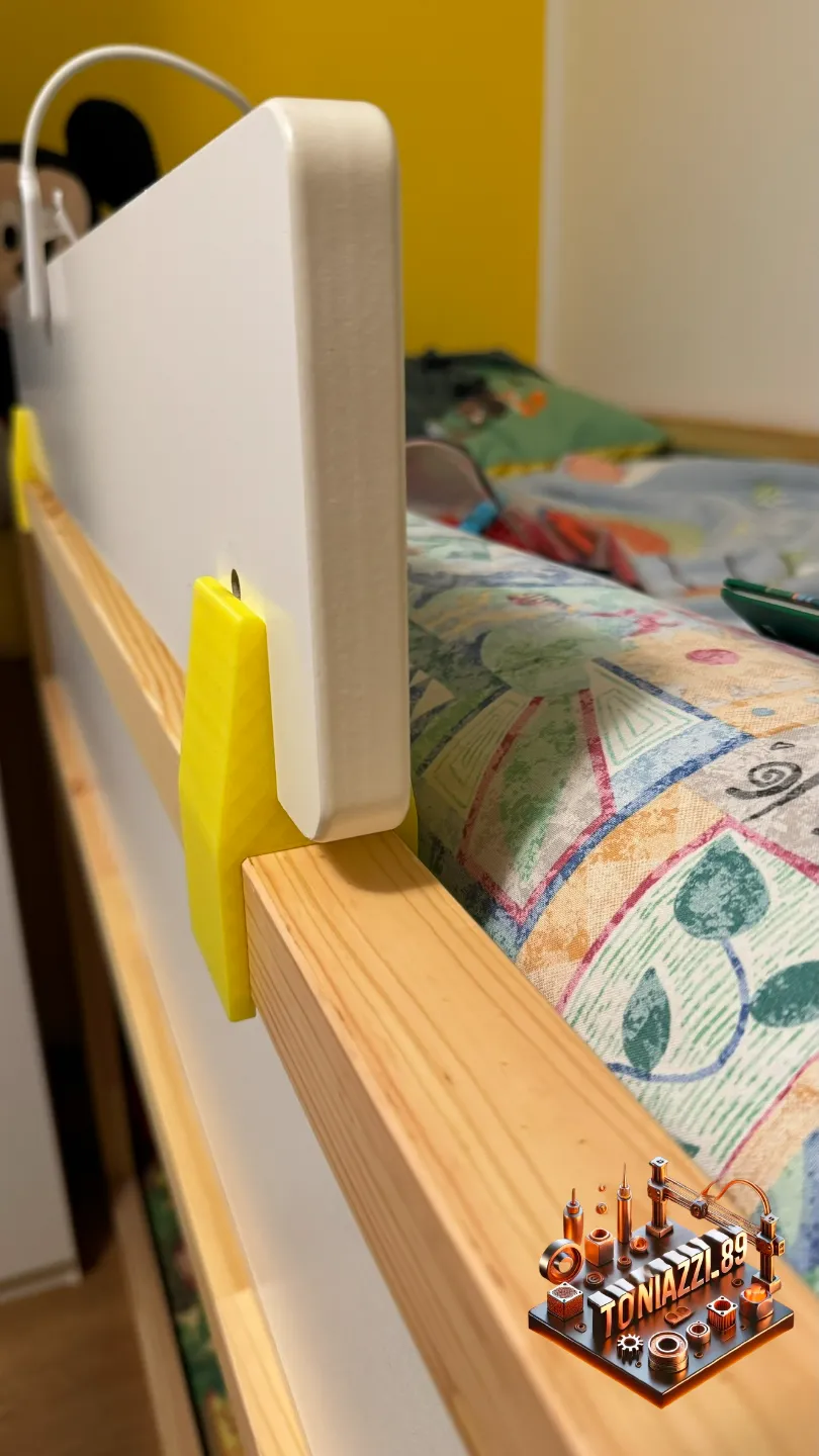 IKEA NATTAPA Bed Rail Adapter for IKEA KURA Bed by Toniazzi_3D_Lab ...