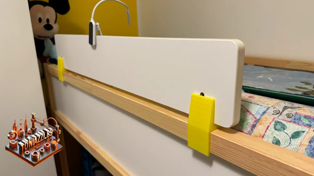 IKEA NATTAPA Bed Rail Adapter for IKEA KURA Bed by Toniazzi_3D_Lab ...