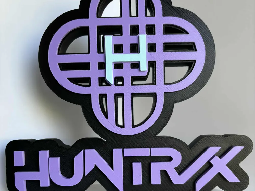 Logo K-pop Demon Hunter Huntrix - Modelo de impresión 3D gratuito ...