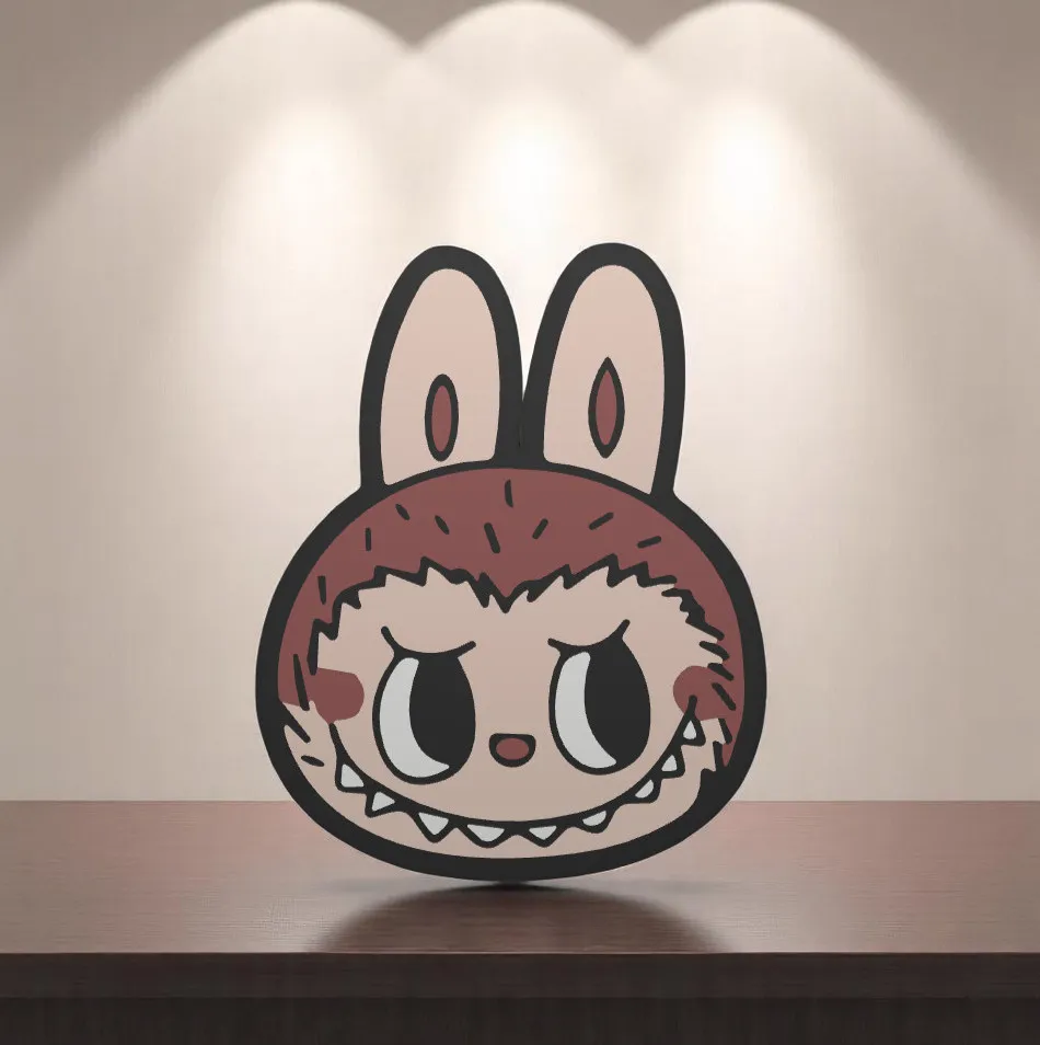 Labubu Lightbox - Free 3D Print Model - MakerWorld