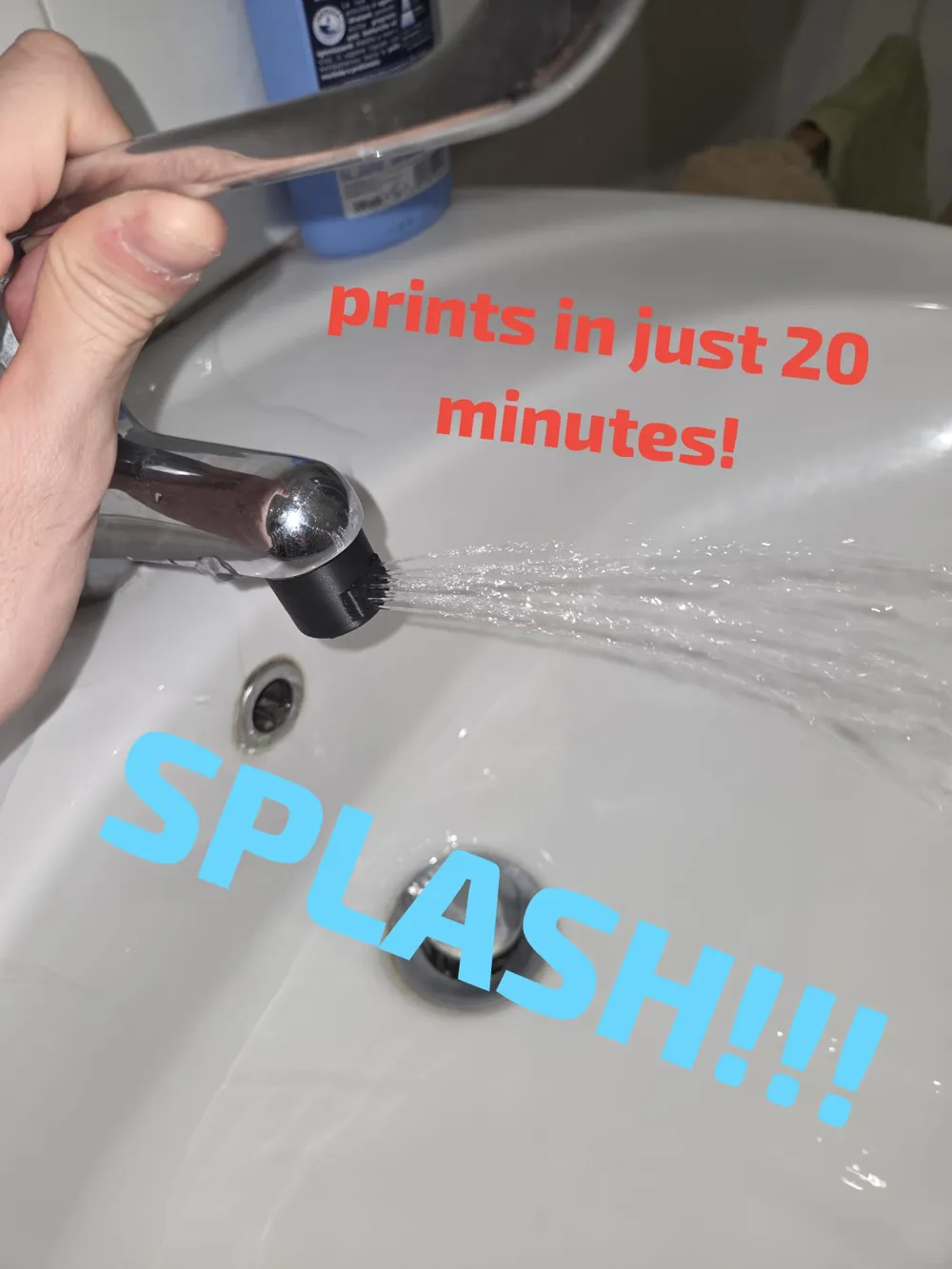 water prank for your sink!!! - Free 3D Print Model - MakerWorld