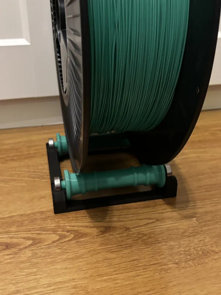 Small spool roller for large and small spools - Free 3D Print Model ...