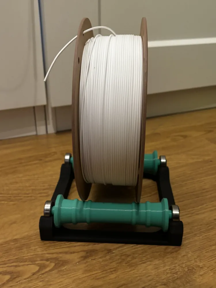 Small spool roller for large and small spools - Free 3D Print Model ...