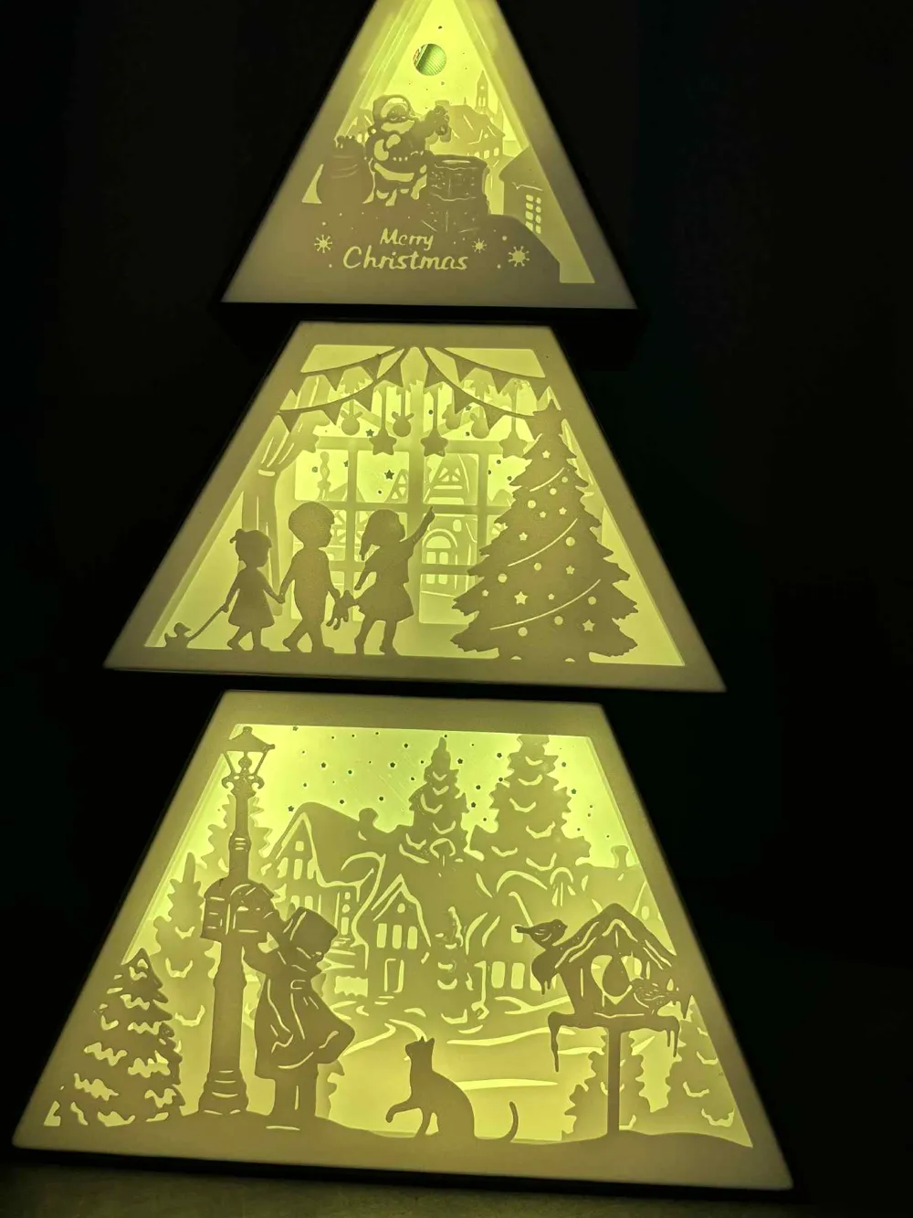 Christmas lamp - Free 3D Print Model - MakerWorld