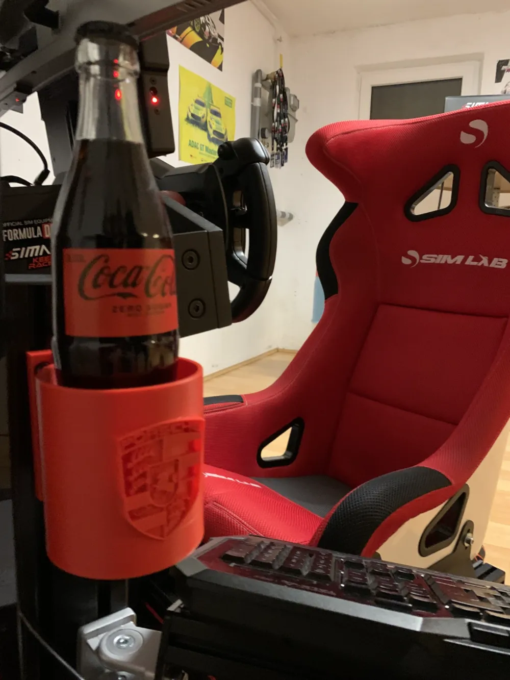 Porsche Cupholder Simracing Remixed by davidhert_ - MakerWorld
