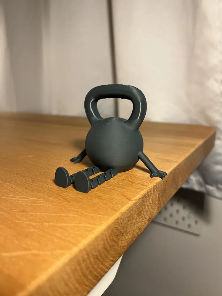 Articulated Kettlebell Buddy - Free 3D Print Model - MakerWorld