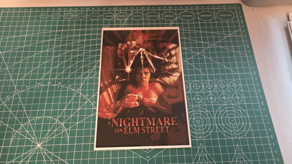A Nightmare on Elm Street Poster V2 - Hueforge Art by Lumpy3D ...